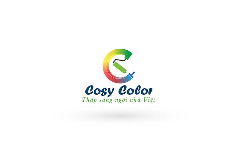 Thiết kế Logo Công ty sơn Cosy Color - Webee Group
