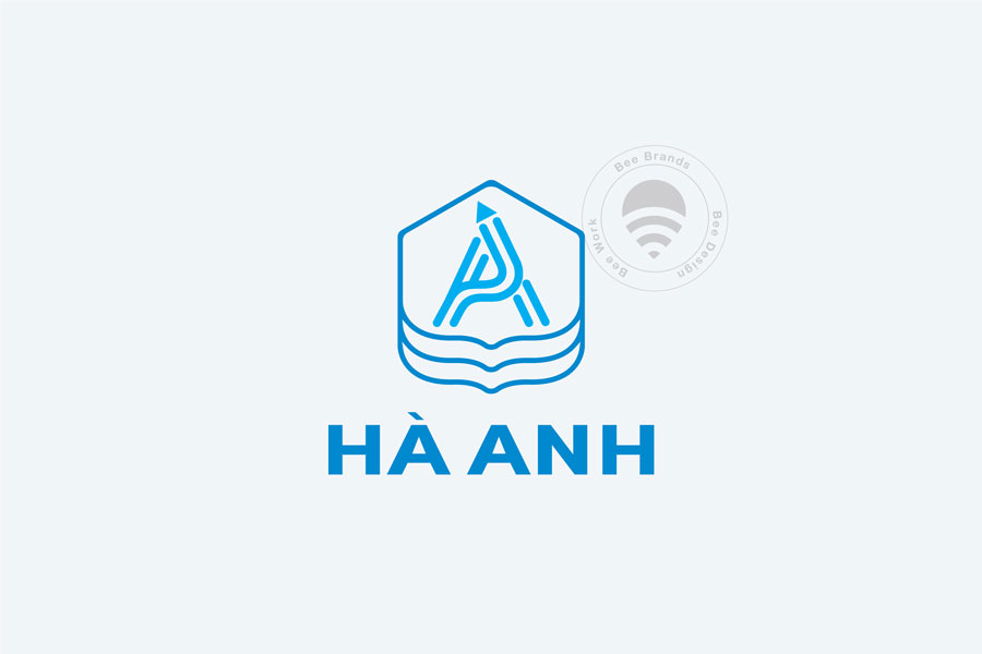 Thiết kế Logo văn phòng phẩm Hà Anh - Webee Group