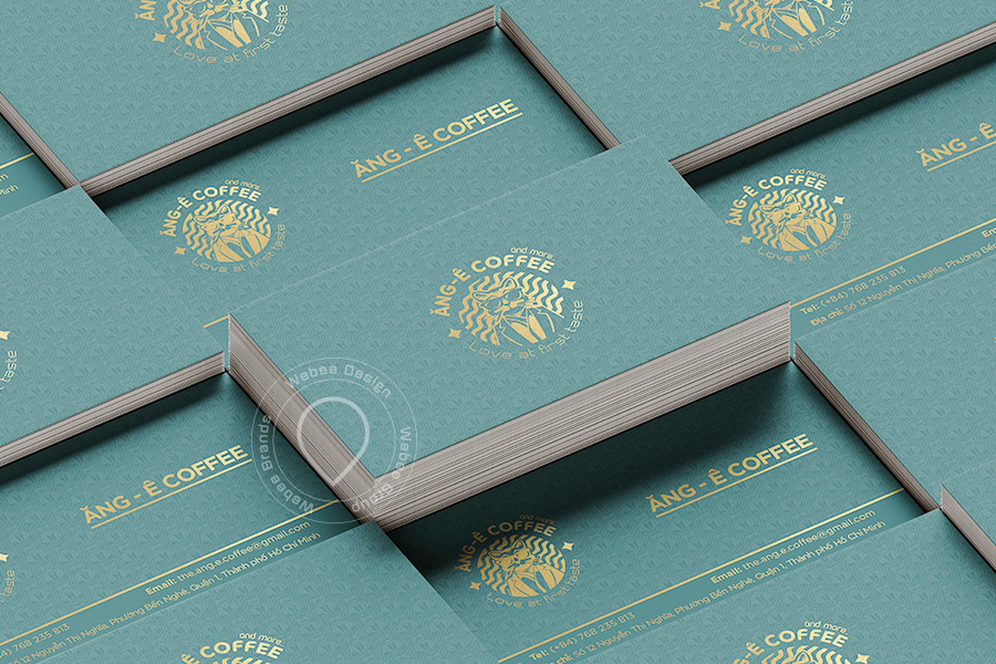 Thiết kế Logo Ăng Ê Coffee - Webee Group